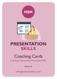 Caroline: Presentation Skills Coaching Cards